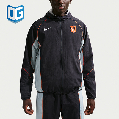 Nike/耐克正品春秋男士连帽梭织拼接运动经典夹克外套IB3856-426