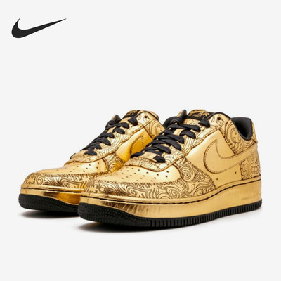 Nike耐克正品Air Force 1男低帮防滑轻便板鞋339218-771
