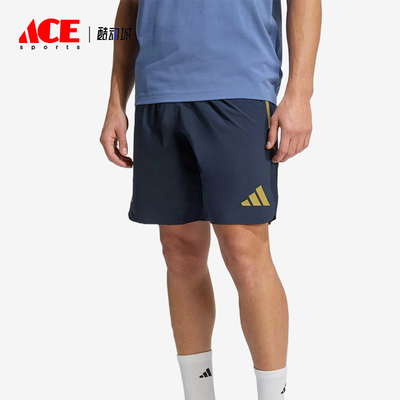 Adidas/阿迪达斯正品男足球裤休闲舒适轻便经典透气短裤JZ6454