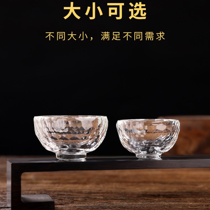 新品水晶供水杯净水杯透明供水碗七供水杯装饰用R品财神酒杯圣水