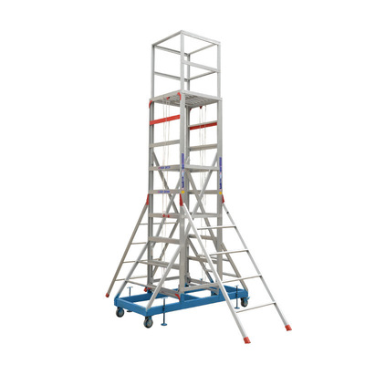 极速福源梯子 铝合金手拉平台u梯 型号FY-033 方便移动 使用方便