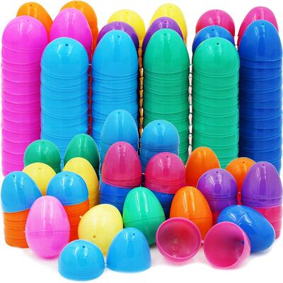 新品24/12Pcs Fillable Easter Eggs PlastiKc Colorful Easter E