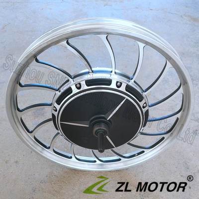 极速36V20寸500w电动车改装电机 48V60V1000QW 大功率观光车涨刹