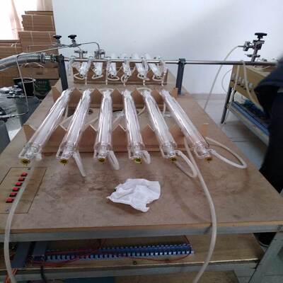极速激光管CO2激光管40W50W60W80W10J0W激光器 切割机 雕刻机配件