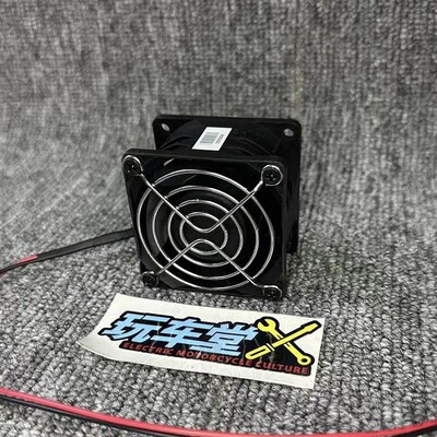 德尔塔6038超级暴扇12V 3.3A改装摩托车/电动车6cm增强版1W多转