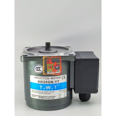 TWT东炜庭电机4IK25GN-YT定速马达INDUTION MOTOR 380V TUNG MAY