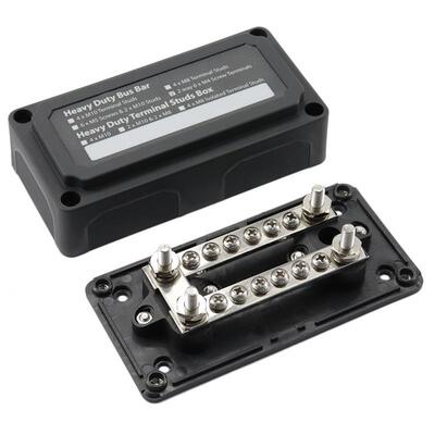 汽车房车游艇多路接线排100A2路6*M448V6路接线端子台12位