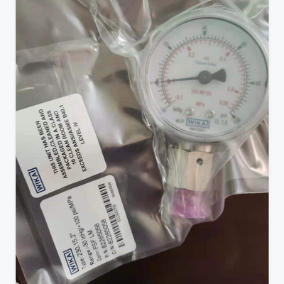 WIKA威卡230.15 2"高纯压力表,1/4in.VCR接口 3000psi/1