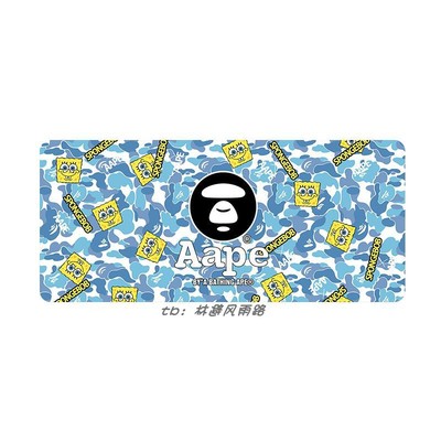极速Bap e Mousepad Gamer Desk Mat Large Keyboard PYad猿人*滑