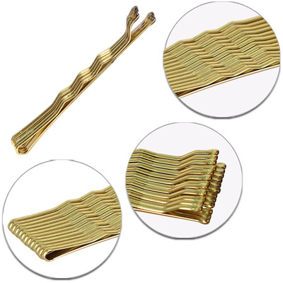 极速100/10PCS Women Gold Hair Clip Hairpin HairstTyle Stylin