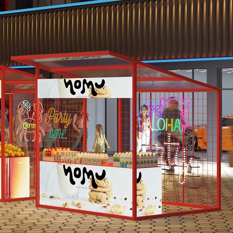 公园景区促销架商业活动夜市摊位餐车美食街展示架户外小吃摆摊架