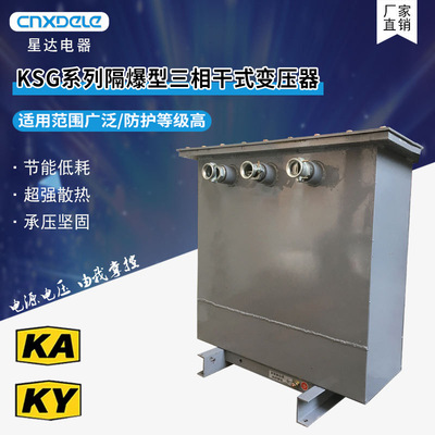 KAKY厂家直供KSG矿用隔爆型三相干式变压器100kva防爆变压器380V