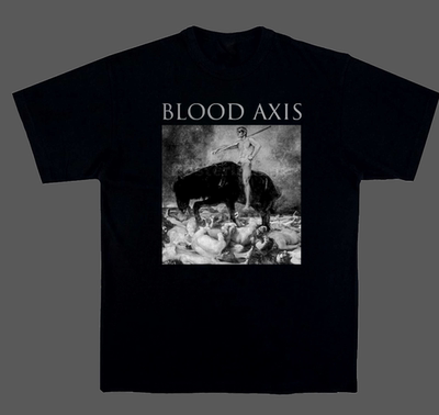 Blood axis t恤shirt martial industrial 军事工业mz412 arditi