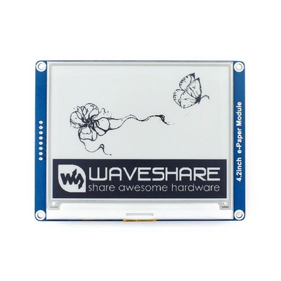 极速微雪 4.2寸墨水屏模块 显示屏 SPI接口 支持树莓派3代BY/Ardu