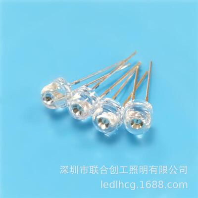 f5高亮草帽红光绿光蓝光led大杯草帽灯珠红灯绿灯蓝灯兰灯