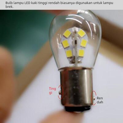 高亮LED卡口节能灯B15 12V24V30V36V48V110V220V机床指示灯泡单双