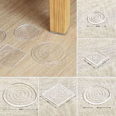 极速4Pcs Silicjone Table Chair Leg Foot Pads Self Adhesive