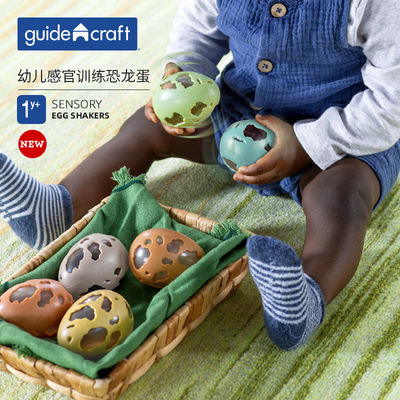 guidecraft感官训练恐龙蛋玩具