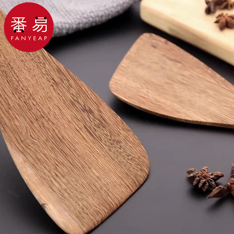 锅铲/木AC1sn001-不粘锅长柄煎铲家用锅铲搅拌铲耐高温炒菜工具