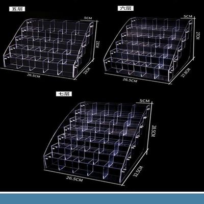 亚克力笔架展示架子斜插式文具店学生笔筒中性圆珠笔多功能收纳盒