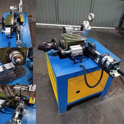Steel ppe seiali压ng machine 圆管缩管封口 不锈钢机管端旋机