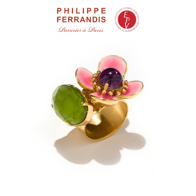 【AZLOOK】Philippe Ferrandis胜利的芙拉戒指女高级感轻奢百搭