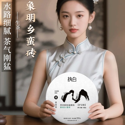 蛮砖普洱茶生茶滋味厚重