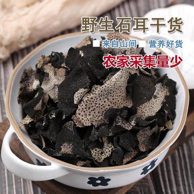 石耳野生干货岩耳石菇岩菇脐衣石壁花地耳炖汤煲煮汤福建三明特产