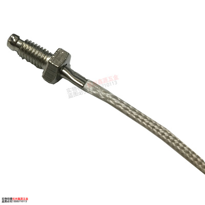 。螺钉式热电偶WRE-31K/E/PT100温控探头恒温度传感器螺纹M6沙包
