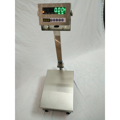 。全不锈钢防水电子称 带折叠电子计重秤防锈秤75kg100kg150kg300