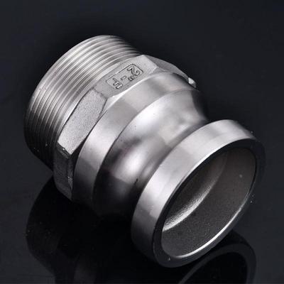 304不锈钢快速接头F型钢丝管快接高压水管活接阳头卡扣式直插式