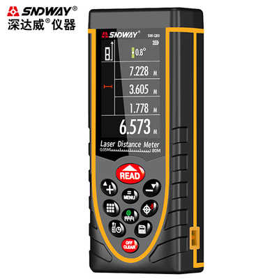。SNDWAY深达威户外激光测距仪SW-Q80/Q120/Q200室外红外线测距离