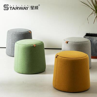 星威网红小矮凳家用客厅沙发凳脏衣服收纳凳子储物凳可坐创意收纳