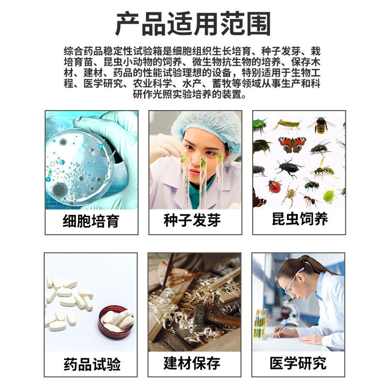 。旌斐科技综合药品稳定性试验箱实验箱药片失效评测温度湿度光照