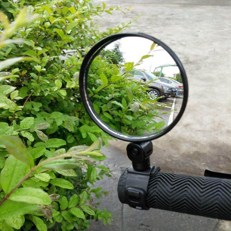 自行车凸面镜电动车后视镜单车观后镜绑带式骑行山地公路折叠车镜