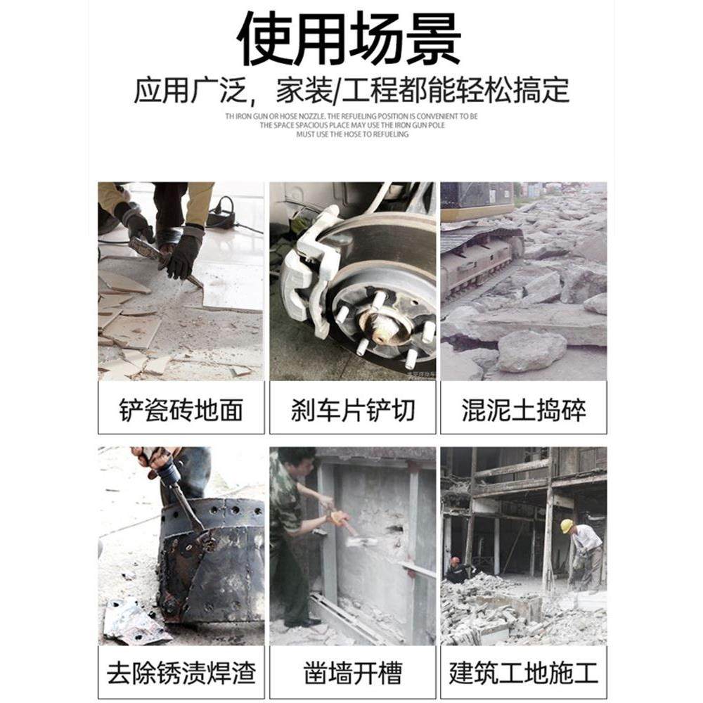 金剑气动工具强力气铲风铲气镐气锤气动冲击铲气锹刹车片|190|250