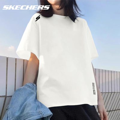 斯凯奇速干t恤女休闲短袖