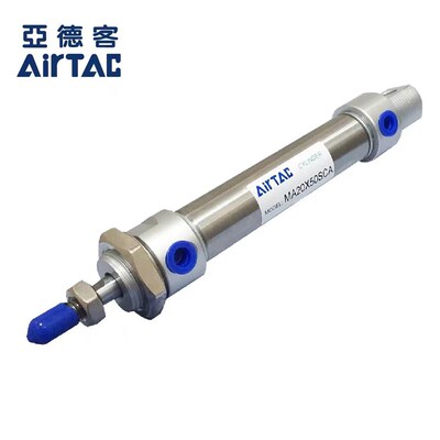 亚德客原装迷你气缸MAC32/40/50X75X100X175X200X300X500SCA/U/CM