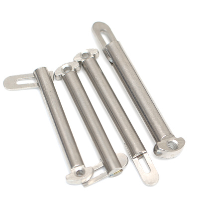 。304不锈钢肘节栓舌销GB3473-83船用b型带舌插销船用销M8M10M12M