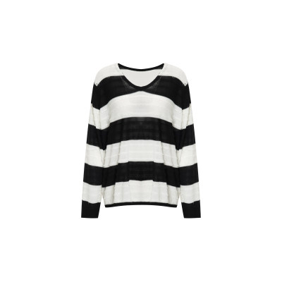 【春遇】天丝亚麻毛须边套头寛松型针织上衣WT53FFU128