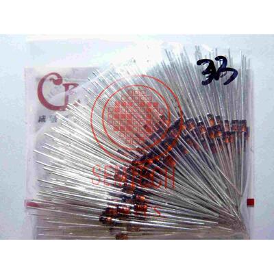 【金成发】1W 玻璃稳压二极管 1N4728 3V3 3.3V 10个起拍