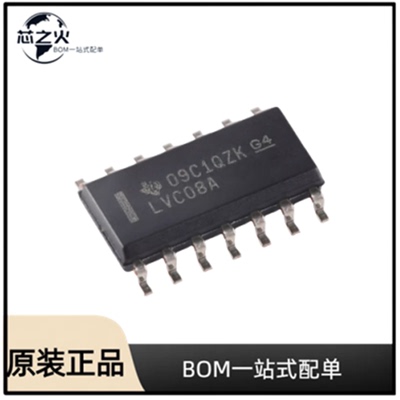 全新原装 SN74LVC08ADR 封装 SOIC-14  逻辑门