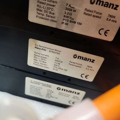 可维修omanz  PTC SNM 100 直线同步电机 实物