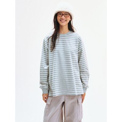 HELLO SEPTEMBER 线上  新品柔软有型条纹卫衣