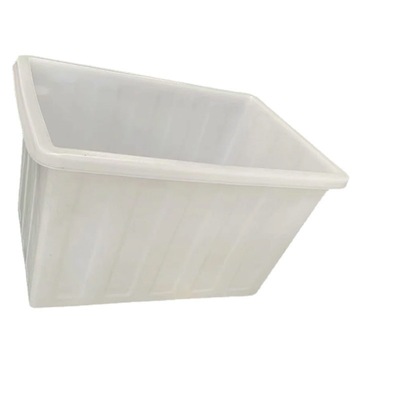 塑料方箱牛筋水产养殖箱养鱼龟水箱周转箱带轮服装厂箱染坊箱