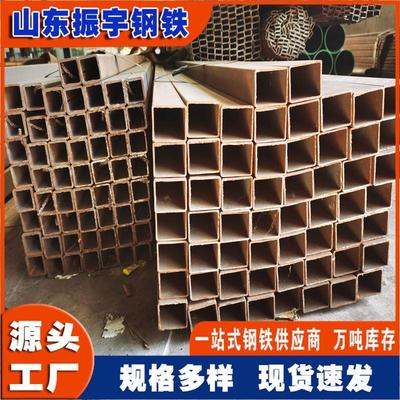 厂家现货q235b无缝焊接方管100*100*8mm无缝20#方矩管切割下料