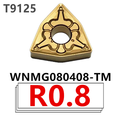 桃形外圆数控车刀片加工钢件用T9125 WNMG080404/080408-TM