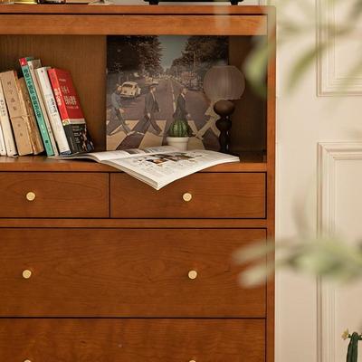 选中古古wyy20241风五斗柜复客厅玻璃展示杂柜电视柜设严计师志储