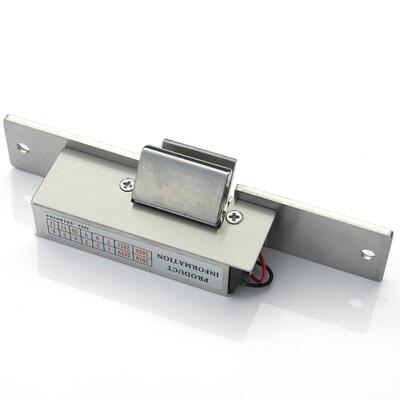 门禁电锁口阴N极O/NC12V门锁禁电锁扣24V电控阴极锁-1锁风淋室卡