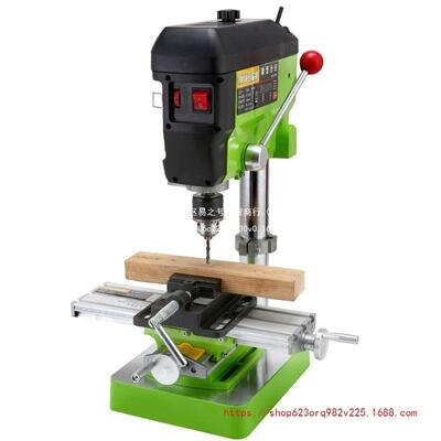 迷你微台型台精密台钻高十速调速小钻64322床铣床电钻移动字其钻